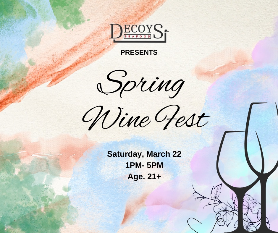 Decoys Seafood Spring Wine Fest | Visit Suffolk Virginia