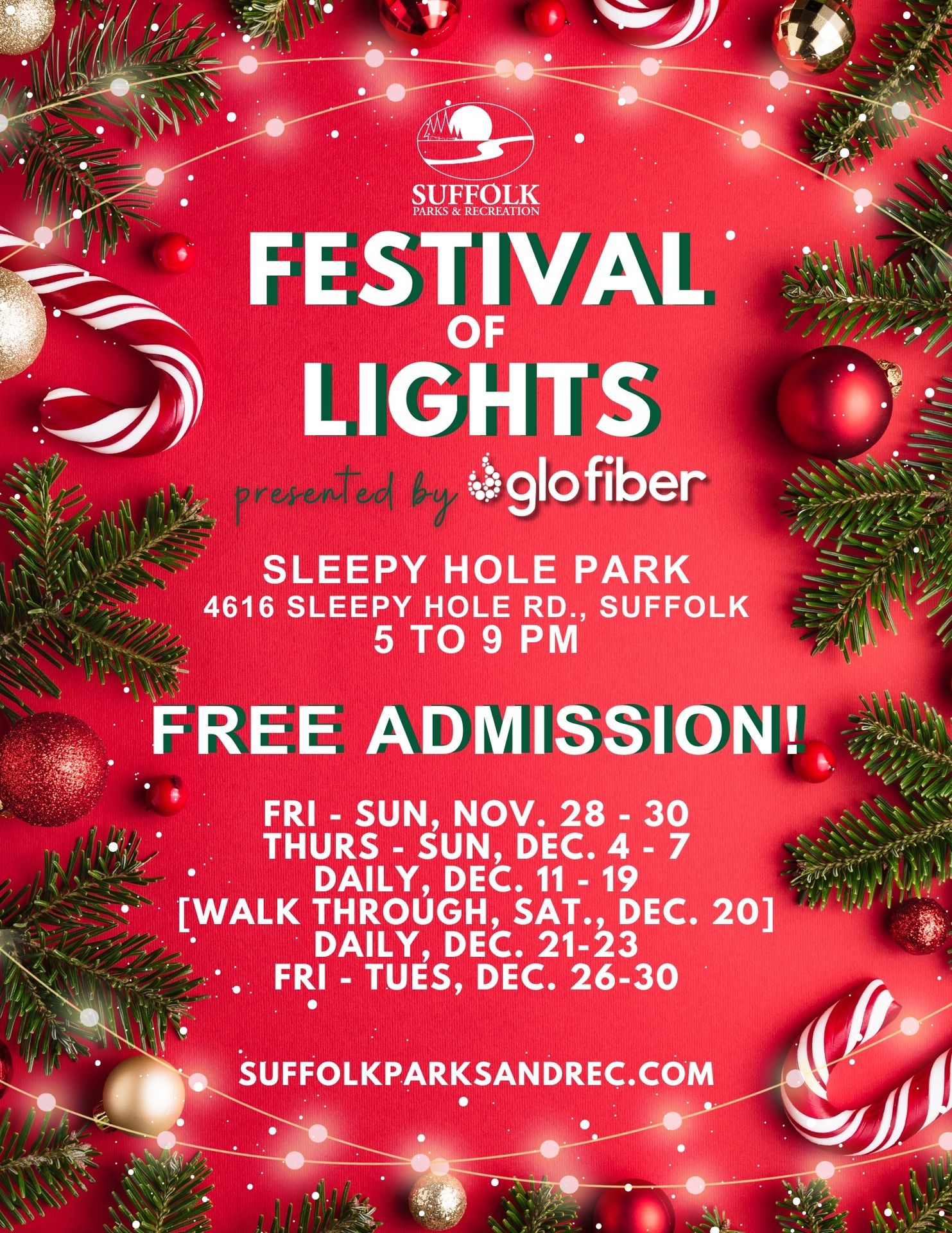 Festival of Lights | Visit Suffolk Virginia